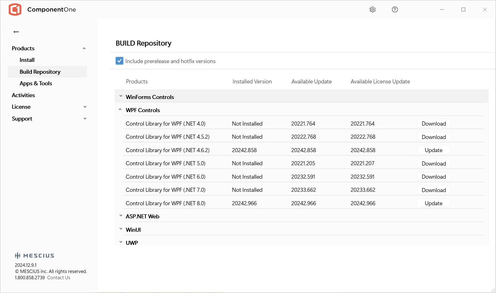 Installation Asp Net Mvc Controls Componentone