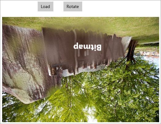Rotating an Image | ComponentOne Bitmap for UWP